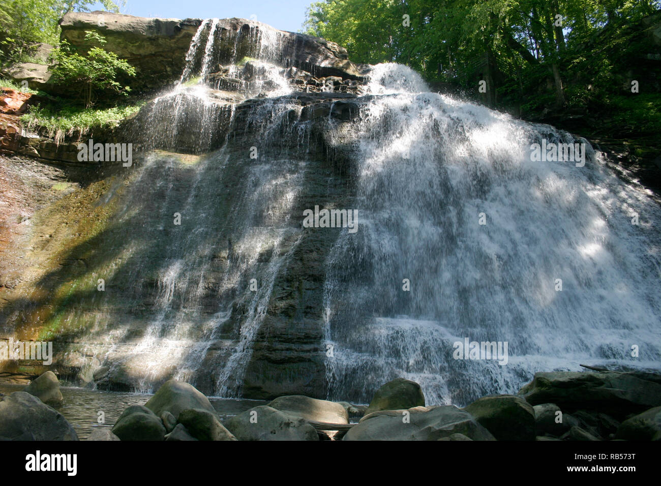 Brandywine Falls in Cuyahoga Valley National Park, Ohio Stock Photo - Alamy