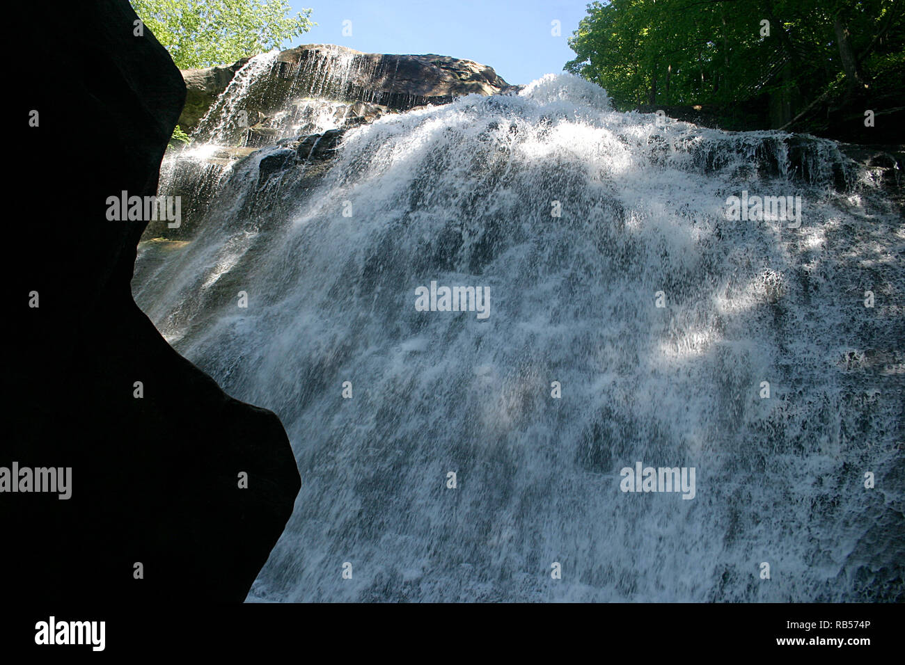 Brandywine Falls in Cuyahoga Valley National Park, Ohio Stock Photo - Alamy
