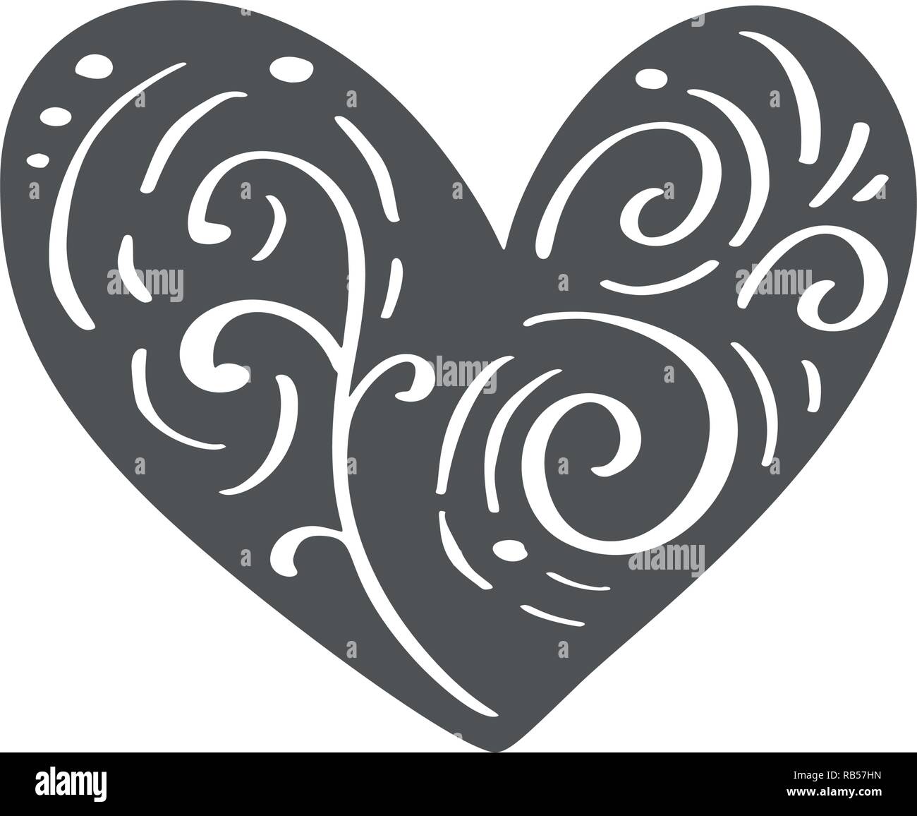 Simple Flourish Silhouette