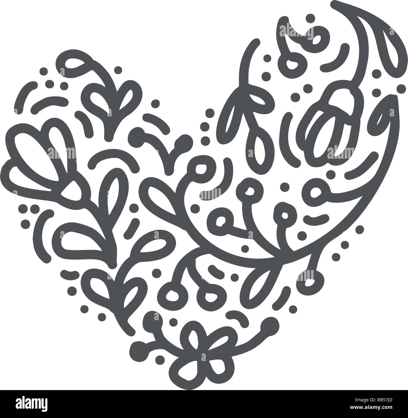 Simple Flourish Silhouette