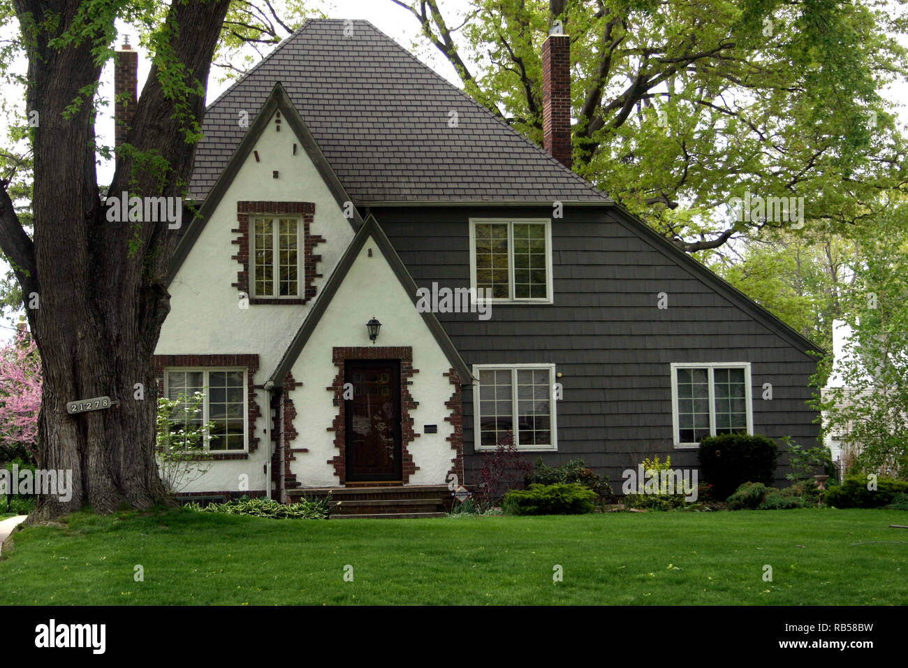 Beautiful homes in Cleveland, Ohio Stock Photo - Alamy