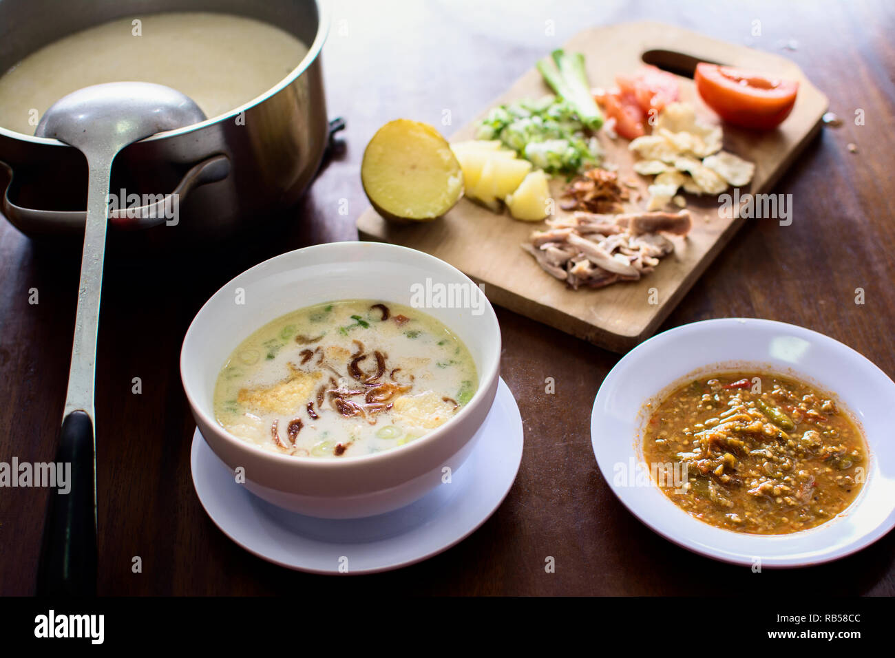 Indonesian Traditional Food, Chicken Soto Stock Photo - Alamy