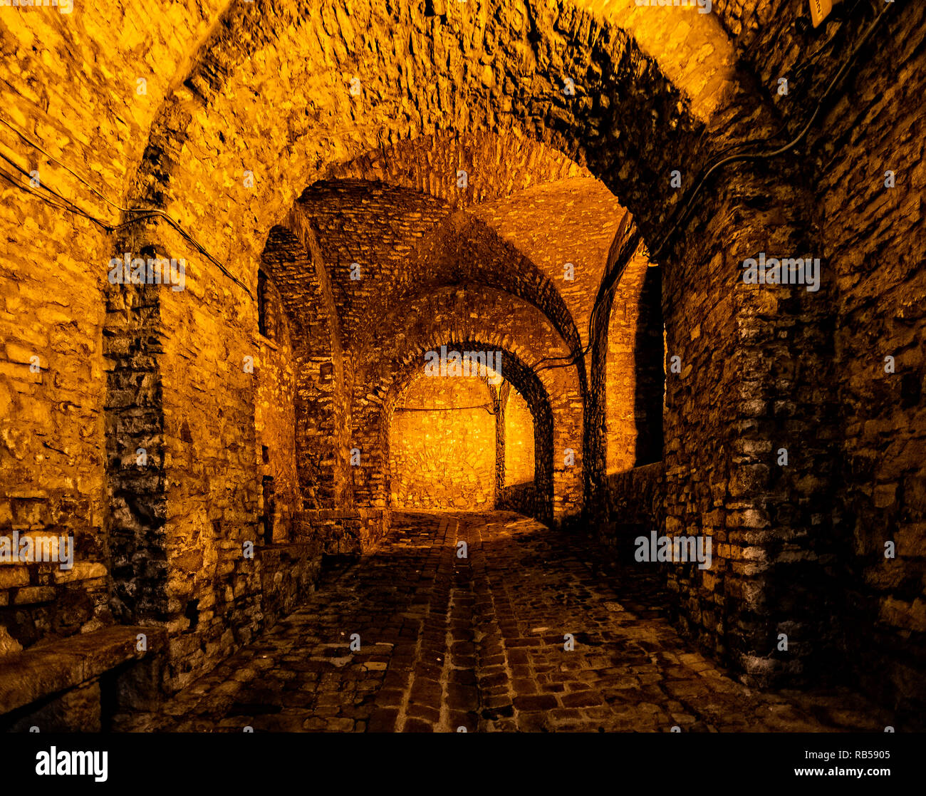 Italy Basilicata Vaglio fortified core access door Stock Photo - Alamy