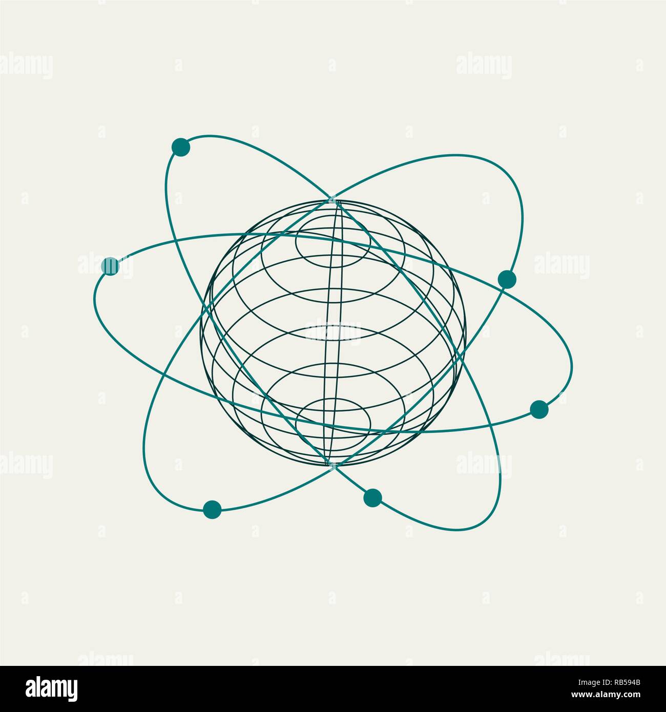 3d sphere polyhedron hi-res stock photography and images - Alamy