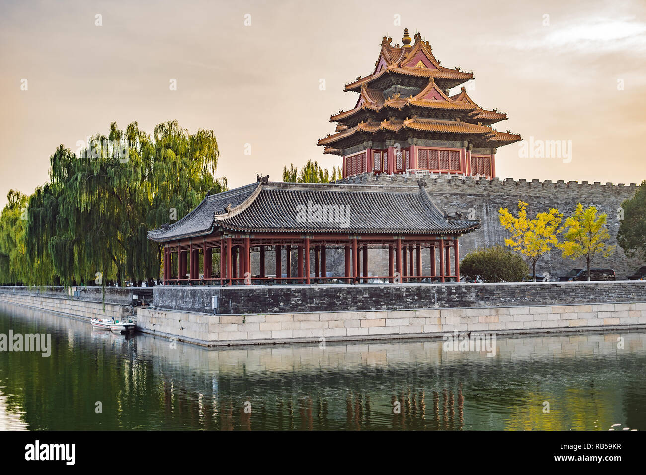 Ancient royal palaces of the Forbidden City in Beijing,China Stock ...