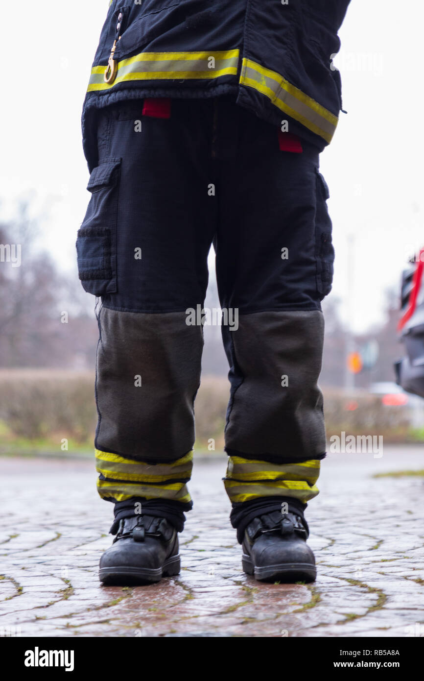 Firefighter boots hi-res stock photography and images - Alamy