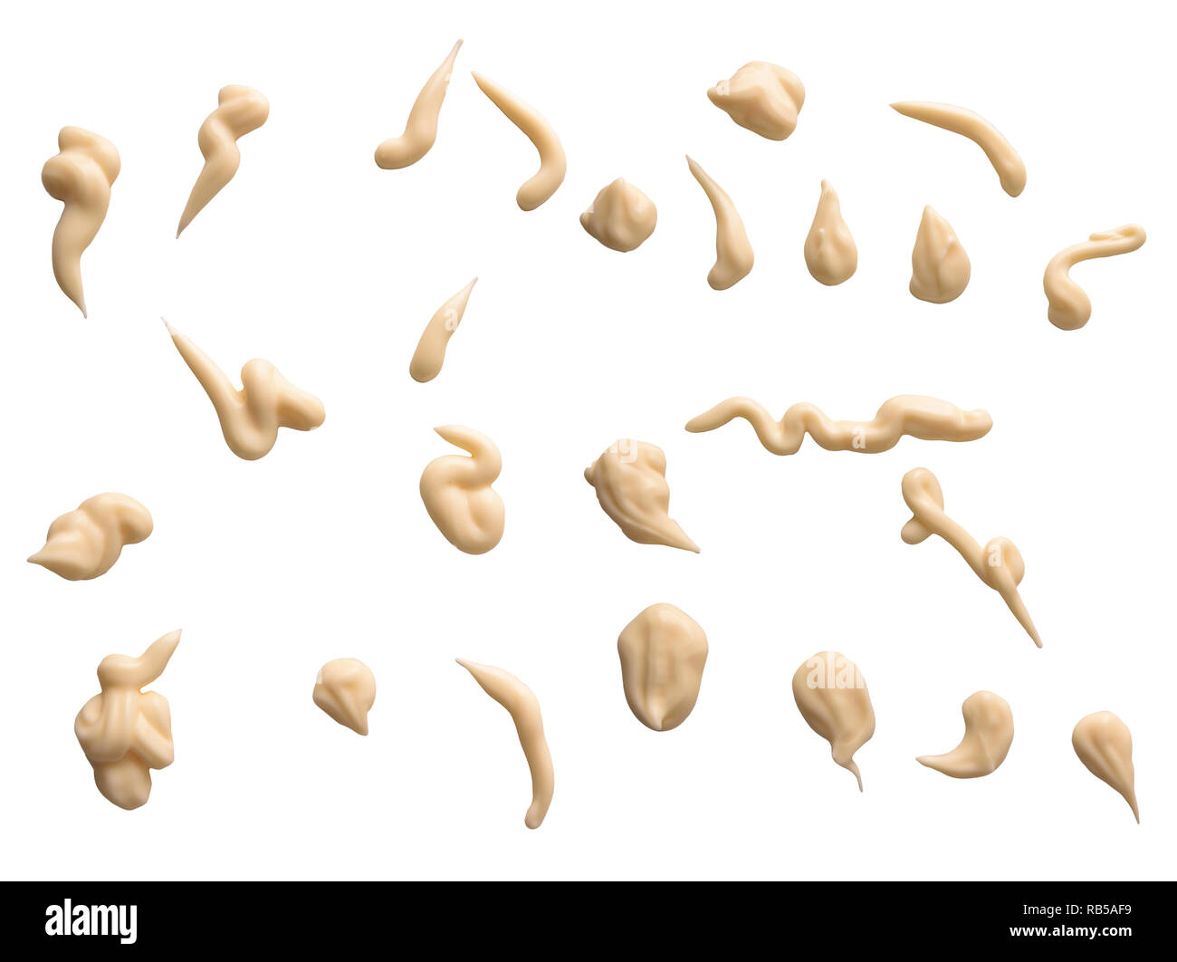 Liquid shapes composition Cut Out Stock Images & Pictures - Alamy