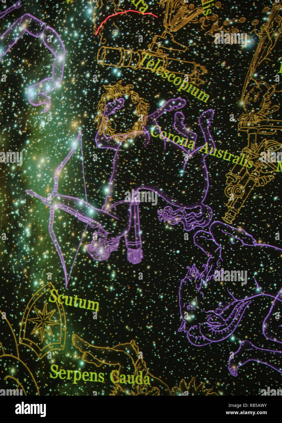 Constellations night sky High Resolution Stock Photography and Images ...