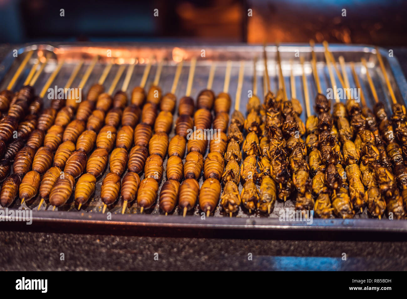 Fried pupa hi-res stock photography and images - Alamy