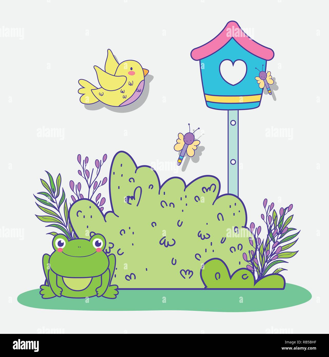 Frog time Stock Vector Images - Alamy