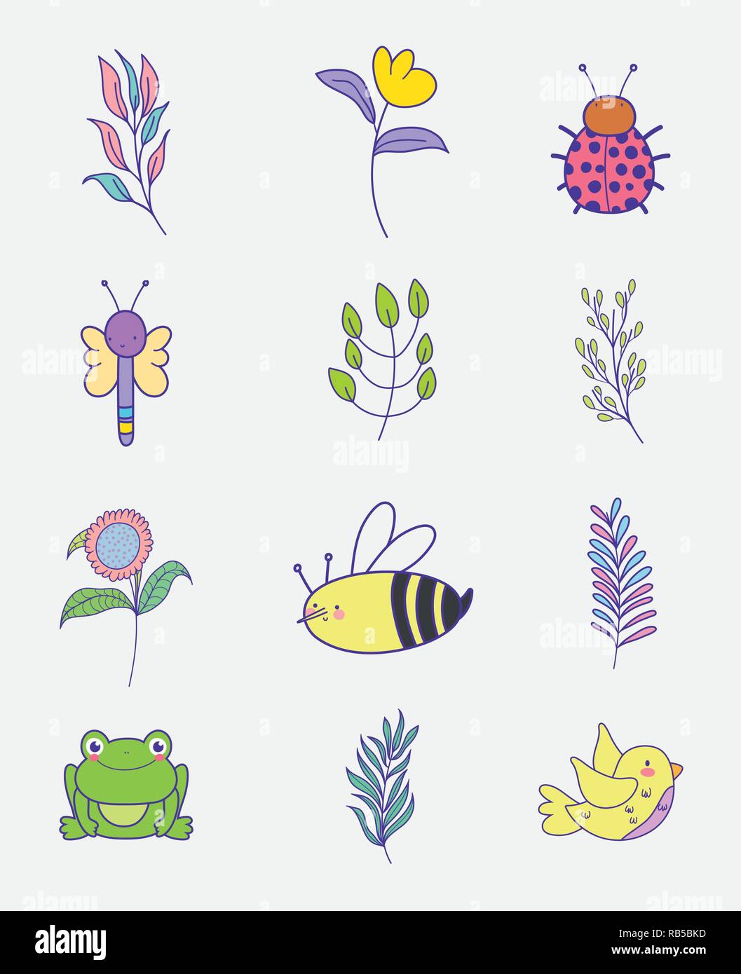 Frog insects Stock Vector Images - Alamy