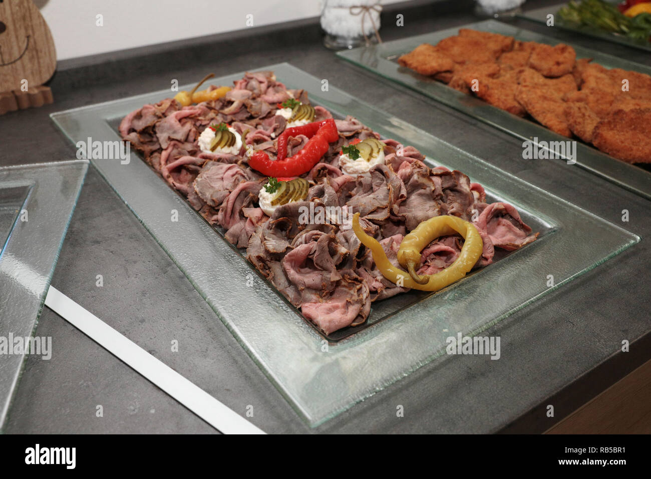 Meat service restaurant table hi-res stock photography and images - Alamy