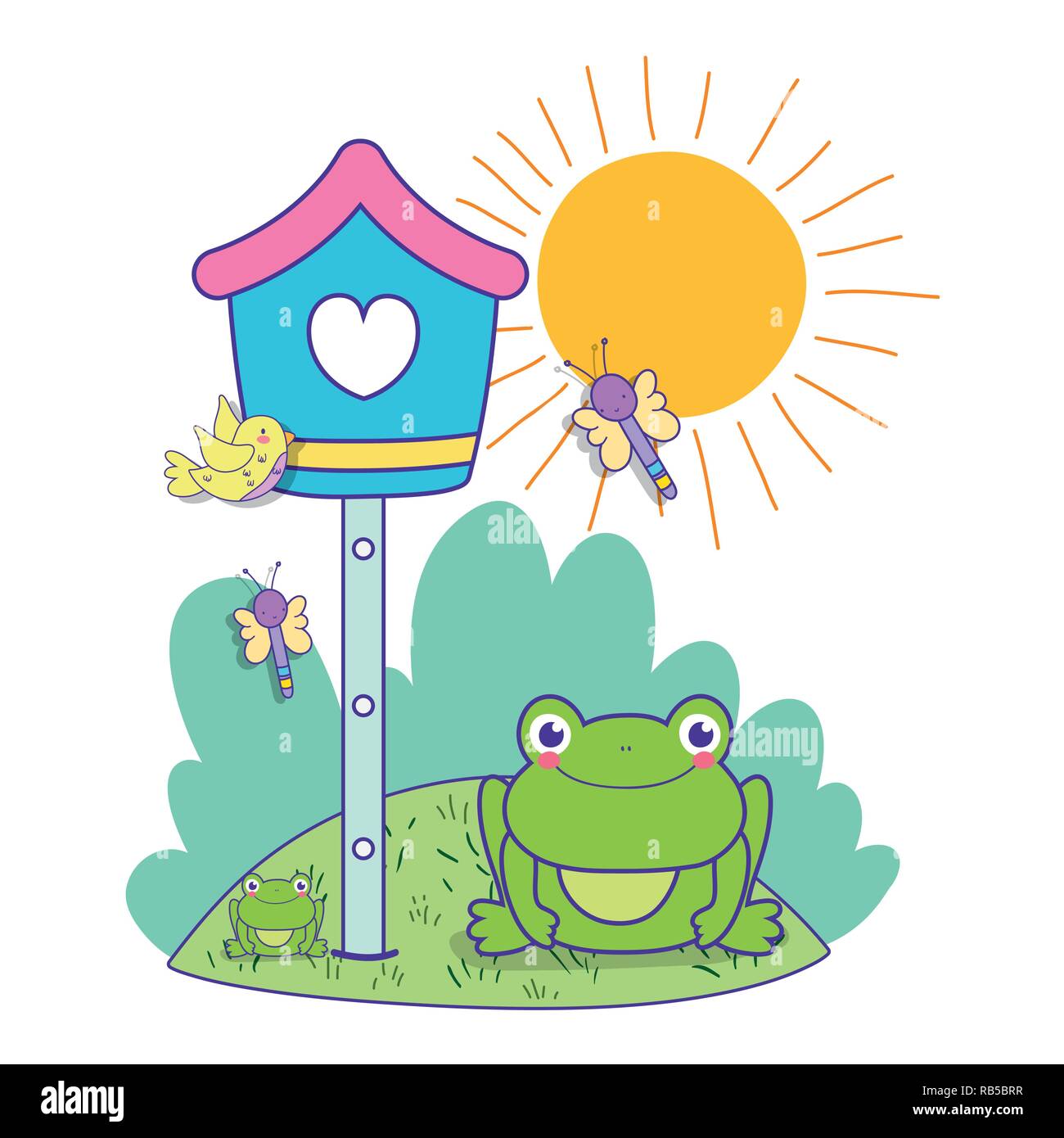 Dragonflies birds Stock Vector Images - Alamy