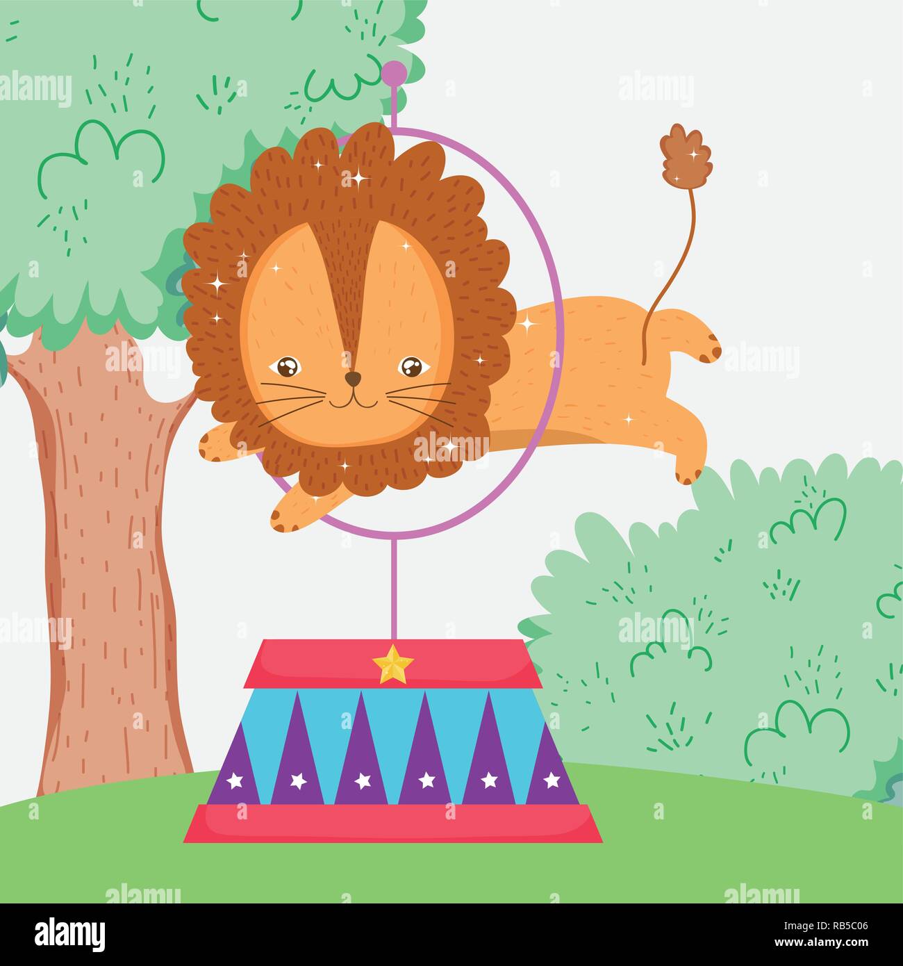 Jumping Of The Lion High Resolution Stock Photography and Images - Alamy