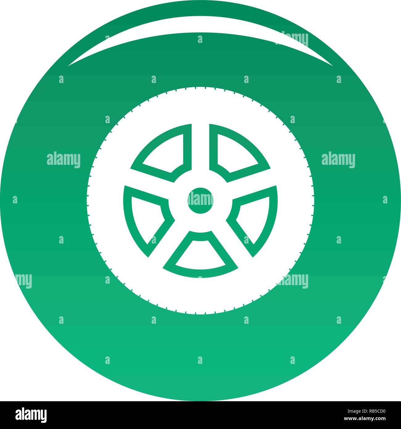 Wheel icon. Simple illustration of wheel vector icon for any design ...