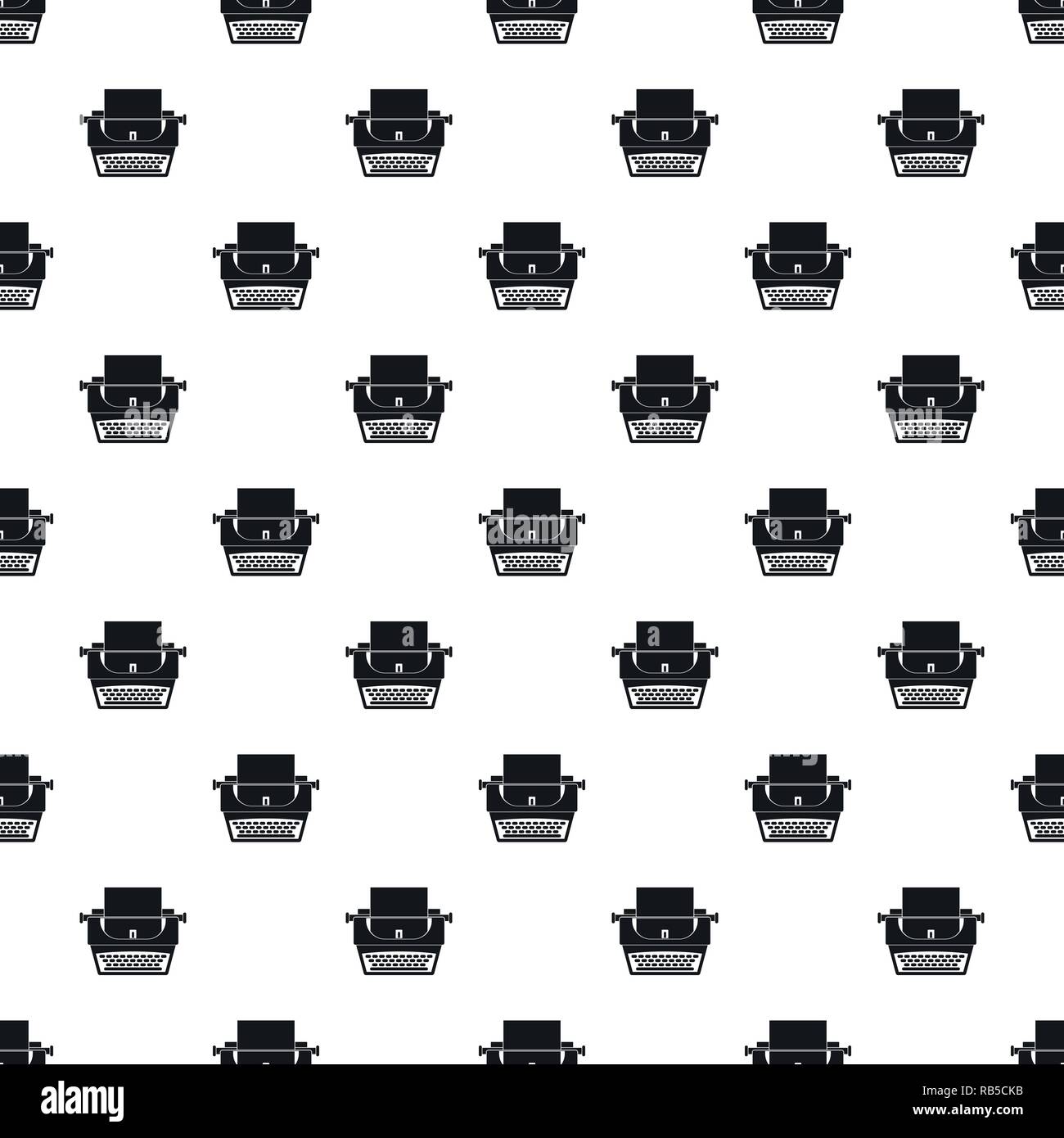 Soviet typewriter pattern seamless vector repeat geometric for any web ...