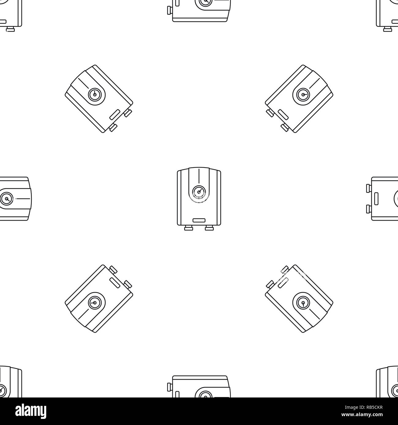 Water boiler icon. Outline illustration of water boiler vector icon for ...