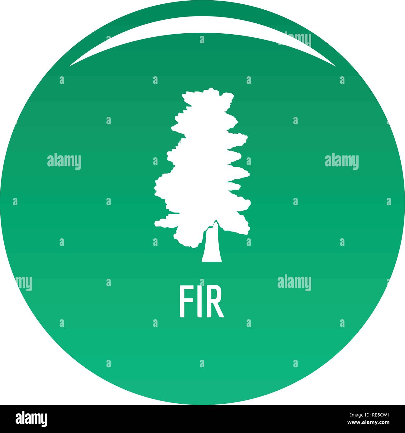 Fir tree icon. Simple illustration of fir tree vector icon for any ...