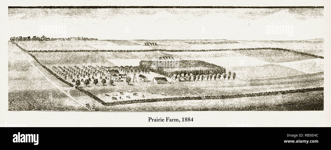 Prairie farmhouse plains hi-res stock photography and images - Alamy