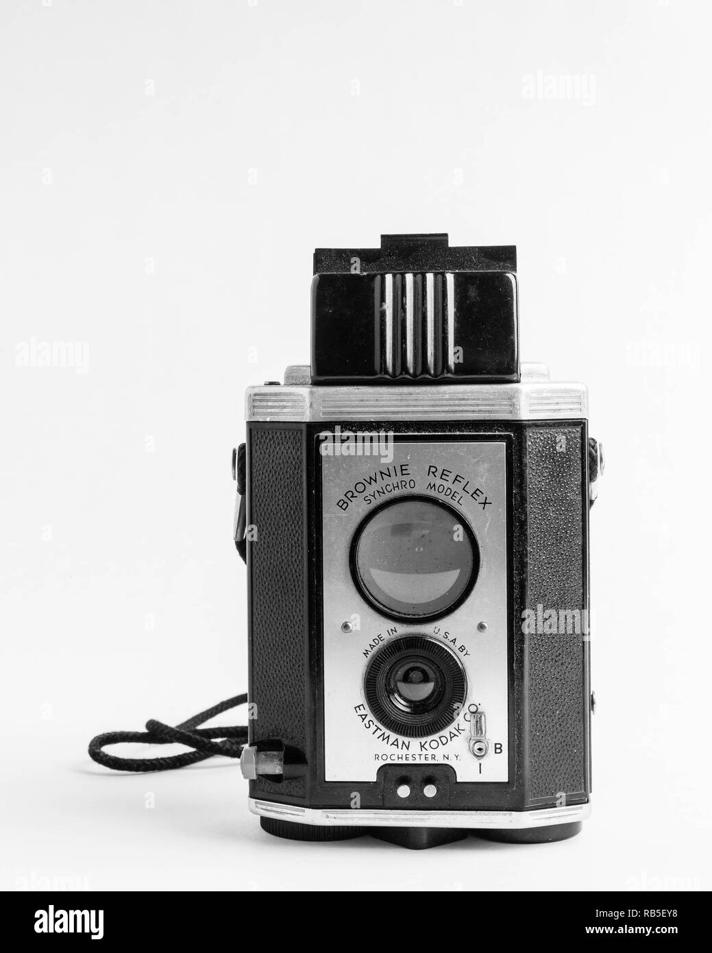 Eastman kodak brownie camera Black and White Stock Photos & Images - Alamy
