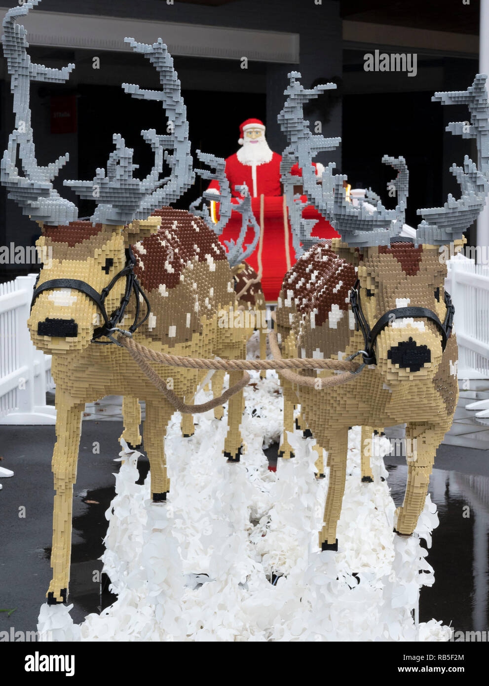 Lego Sleigh With Father Christmas High Resolution Stock Photography and ...