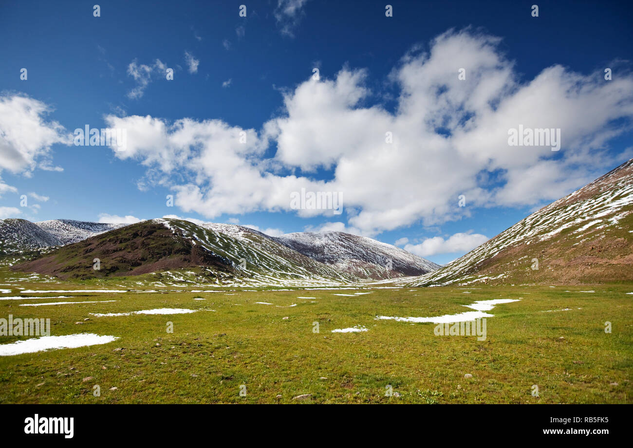 Mountains in Mongolia Stock Photo - Alamy