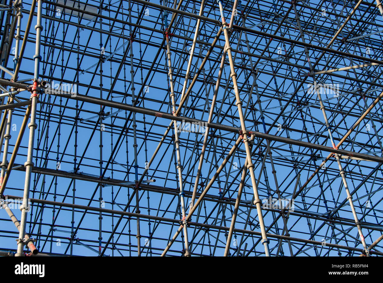 Industrial Scaffold Steel Framework Structure Stock Photos & Industrial ...