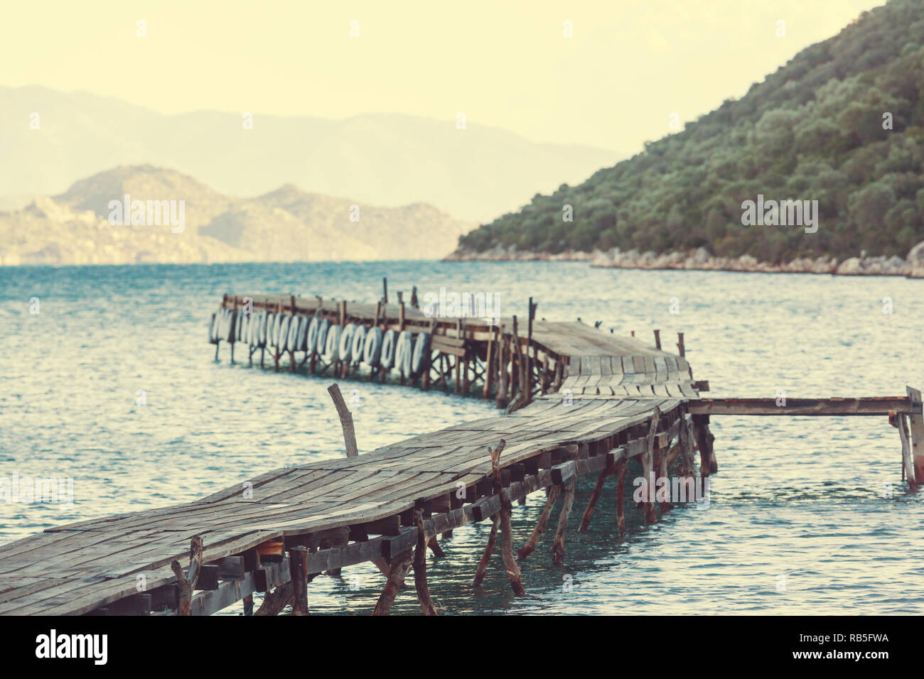 Beautiful sea coast in Turkey Stock Photo - Alamy