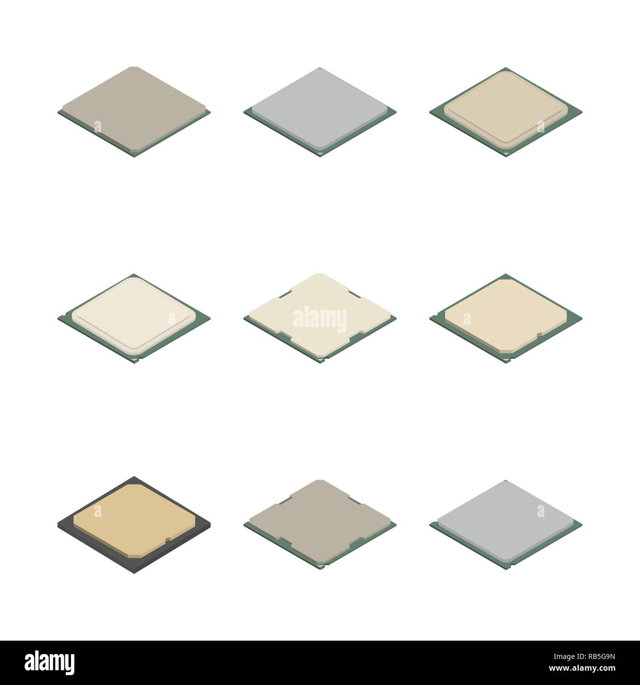 Cpu unit Stock Vector Images - Alamy