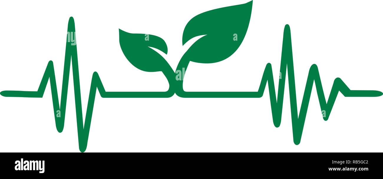 Green pulse plant Stock Vector Images - Alamy