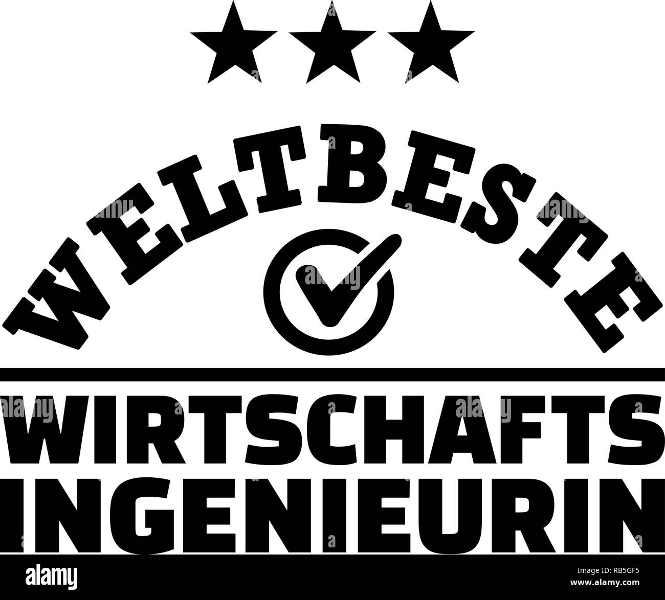 Worlds best female industrial engineer german Stock Vector Image & Art ...