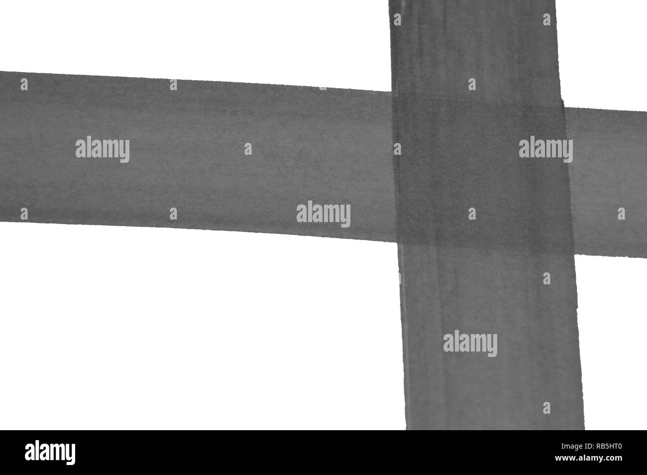 Black and white abstract background. Watercolor painting. Colorless ...