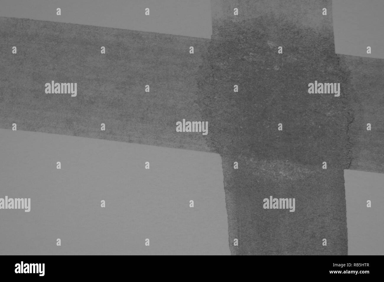 Black and white abstract background. Watercolor painting. Colorless ...