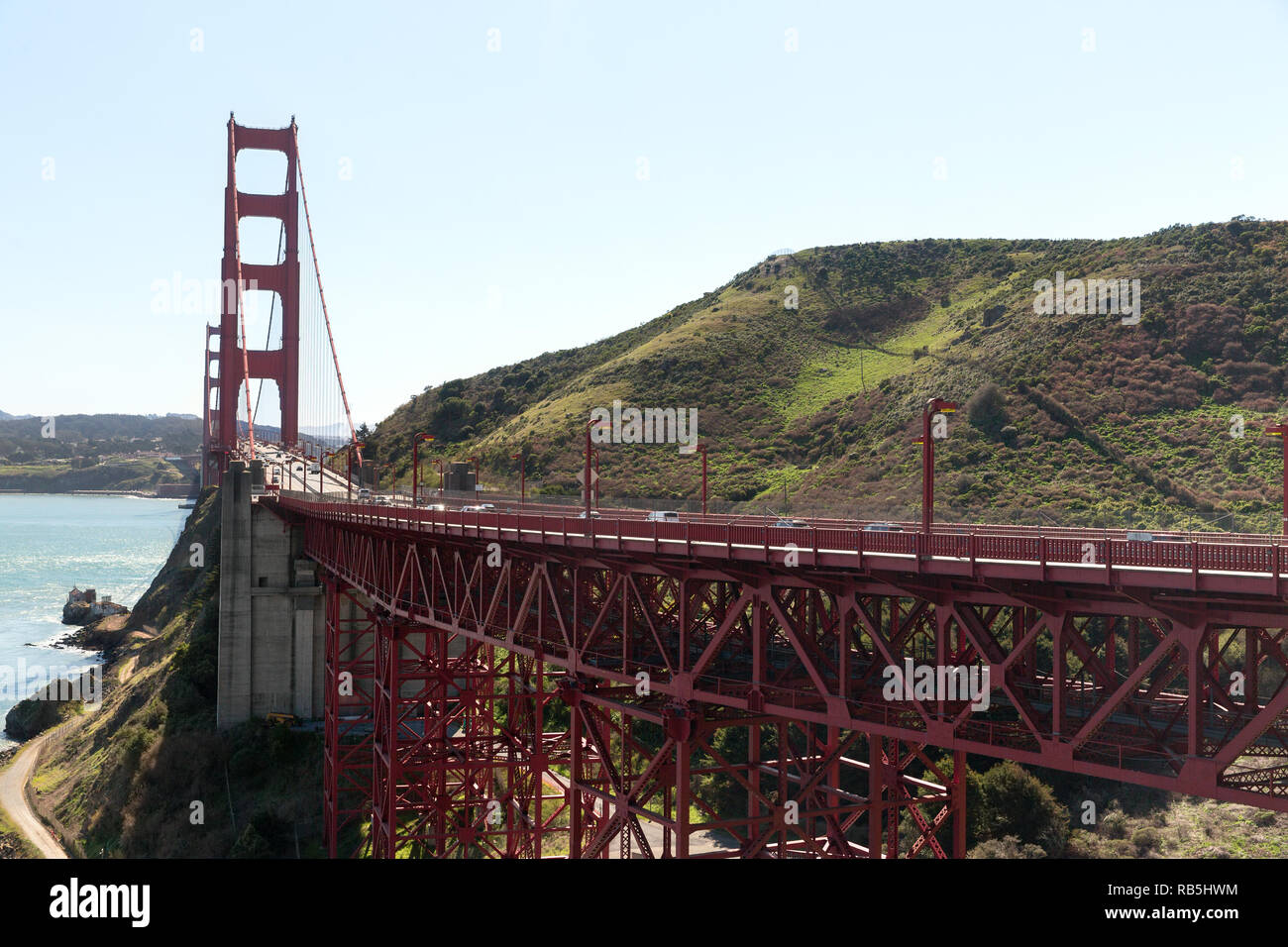 Golden gate bridge over ocean hi-res stock photography and images - Alamy