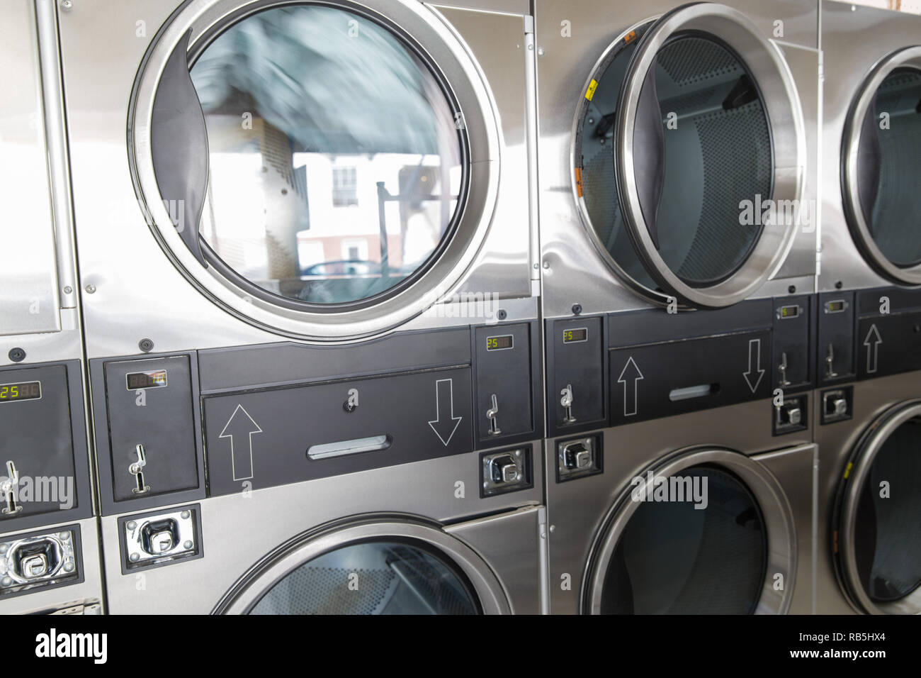 Public laundry room hi-res stock photography and images - Alamy