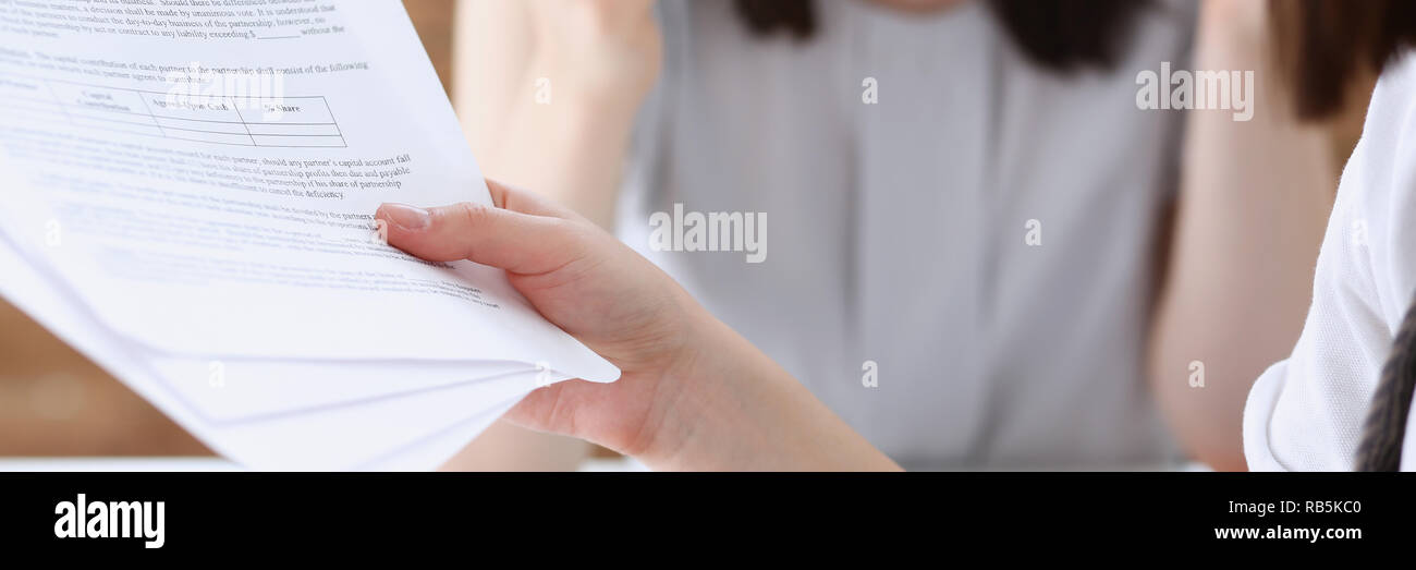 Group of people deliberate on problem with Stock Photo - Alamy