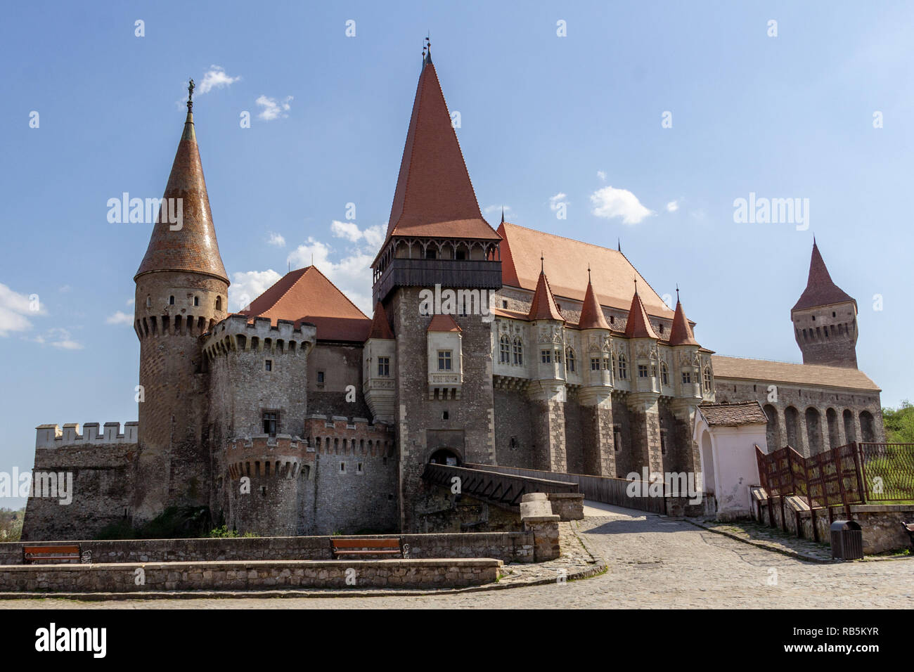 Corvin Castle is a well preserved castle from the 15th century in ...