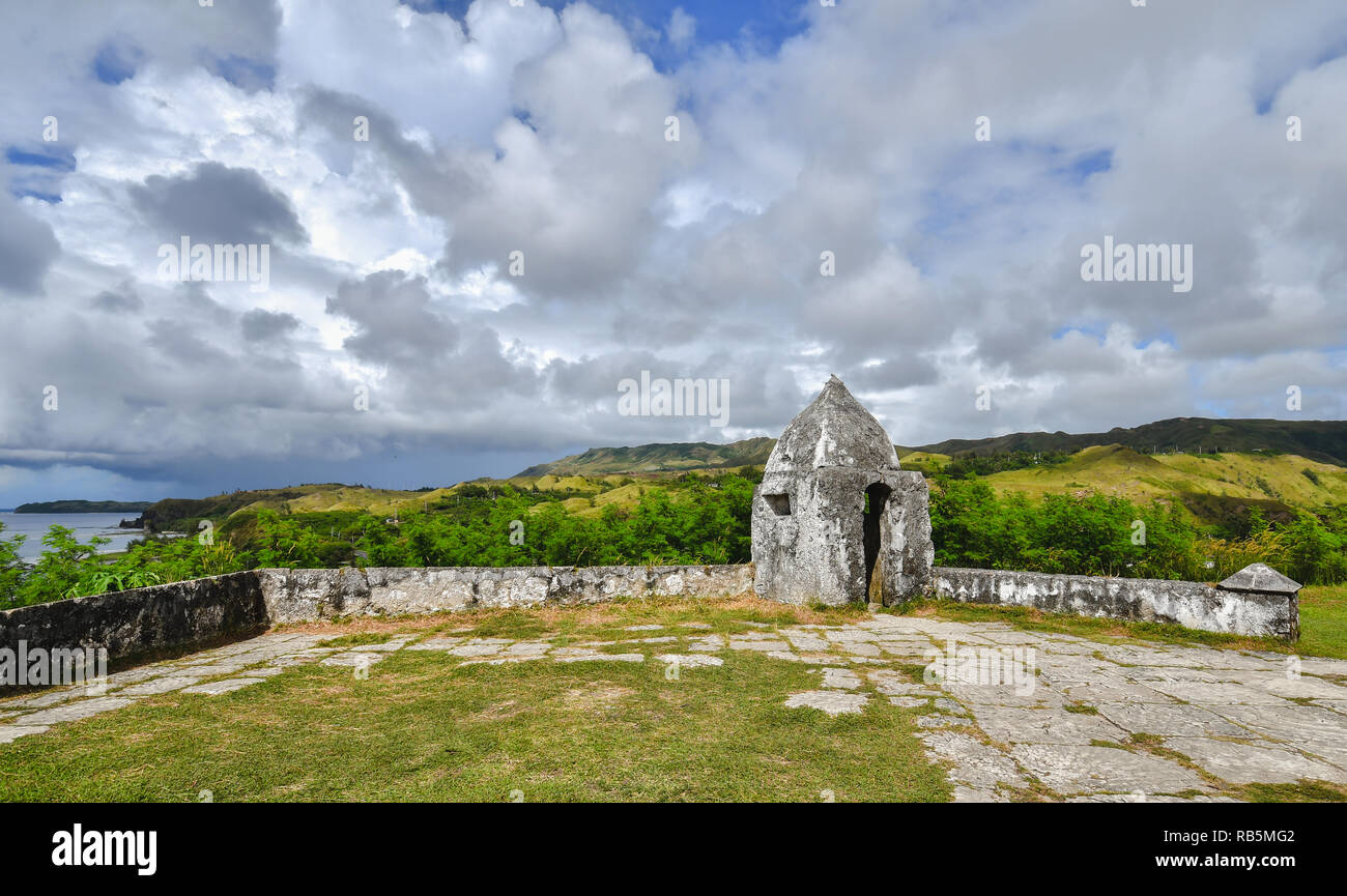 Fort Nuestra Senora de la Soledad fortification near Umatac Beach, Guam ...