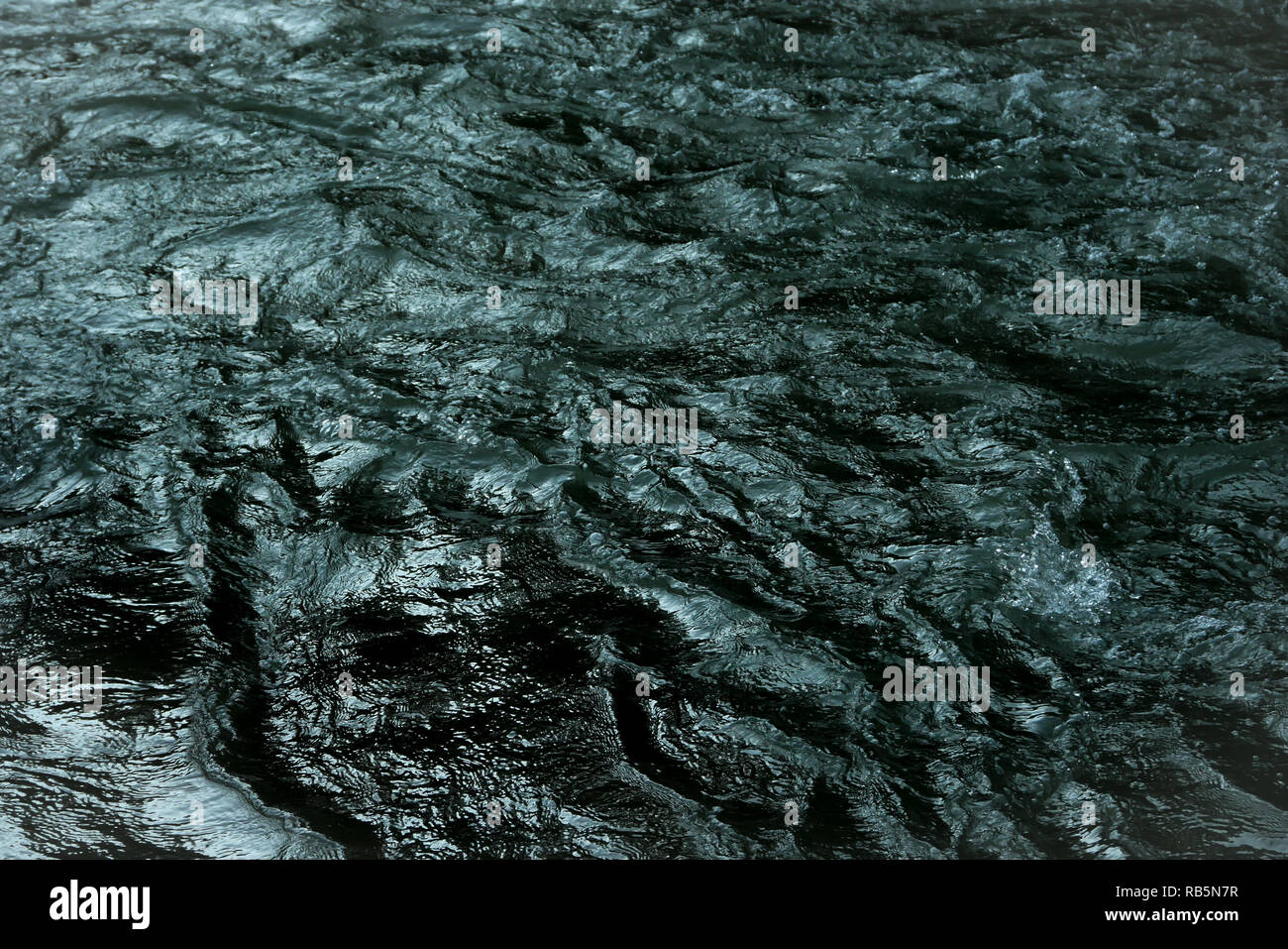 Abstract dark blue Waterfall wave water background texture Stock Photo ...