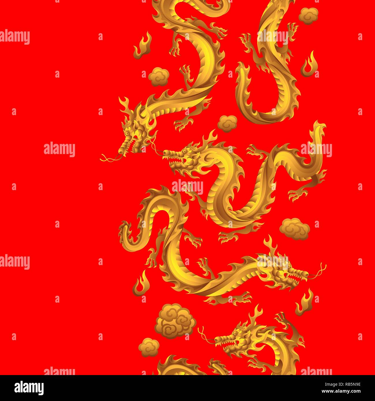 Beautiful chinese golden dragon texture hi-res stock photography and ...