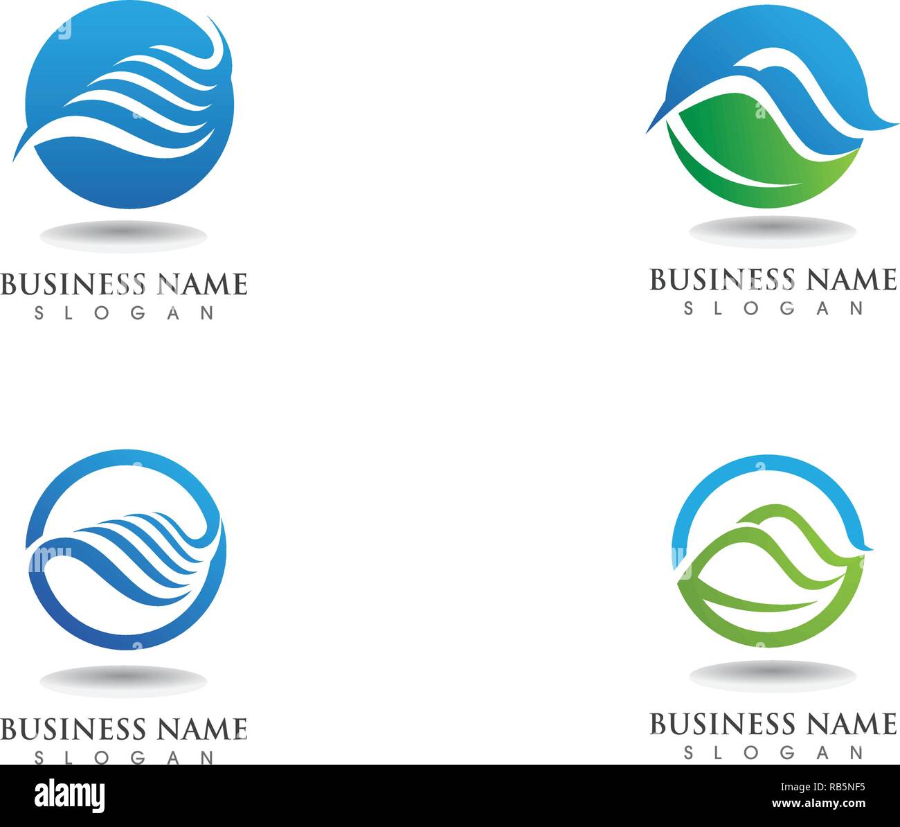 wave water logo vector Stock Vector Image & Art - Alamy