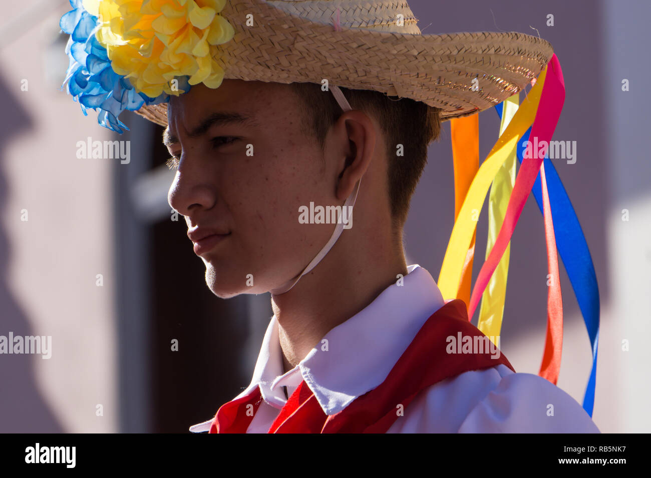 Granada, Nicaragua – February 15, 2017: People wearing traditional ...