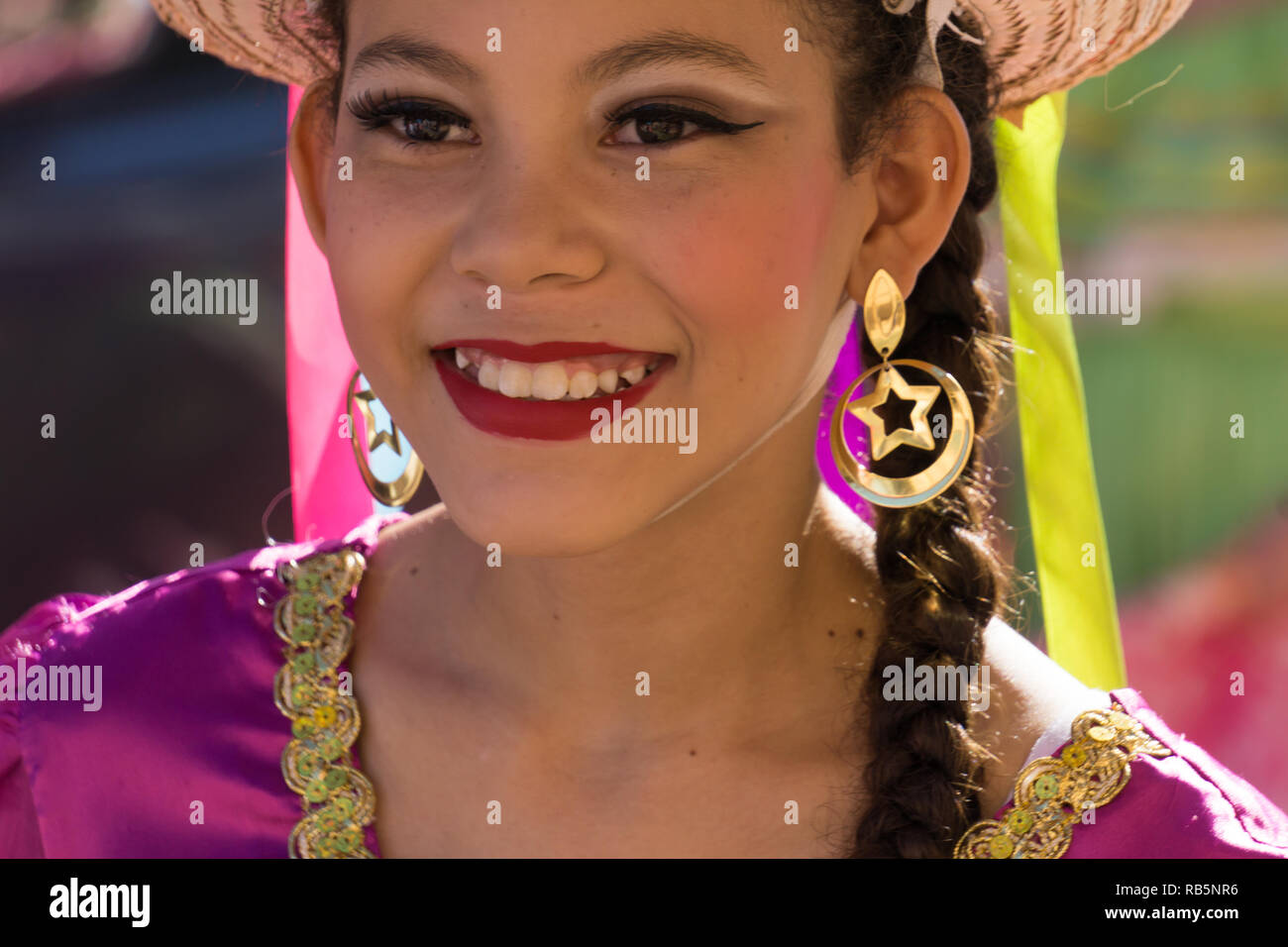 Granada, Nicaragua – February 15, 2017: People wearing traditional ...