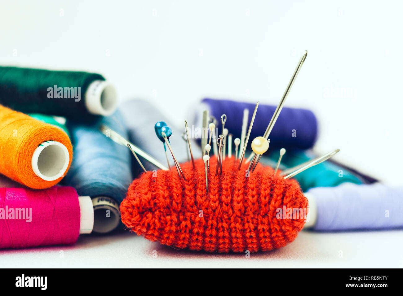 Decorative sewing pins hi-res stock photography and images - Alamy