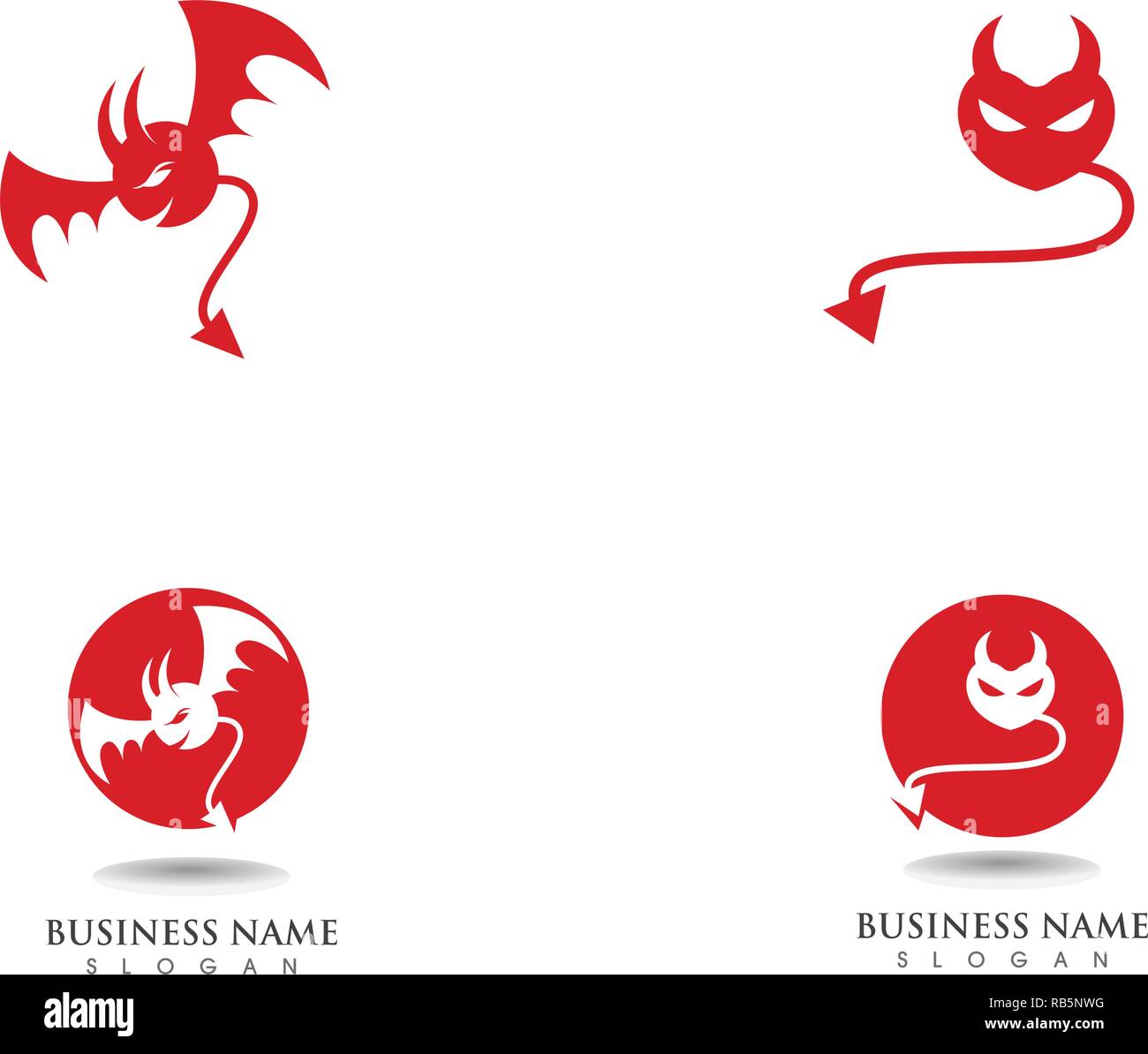 Devil logo Cut Out Stock Images & Pictures - Alamy