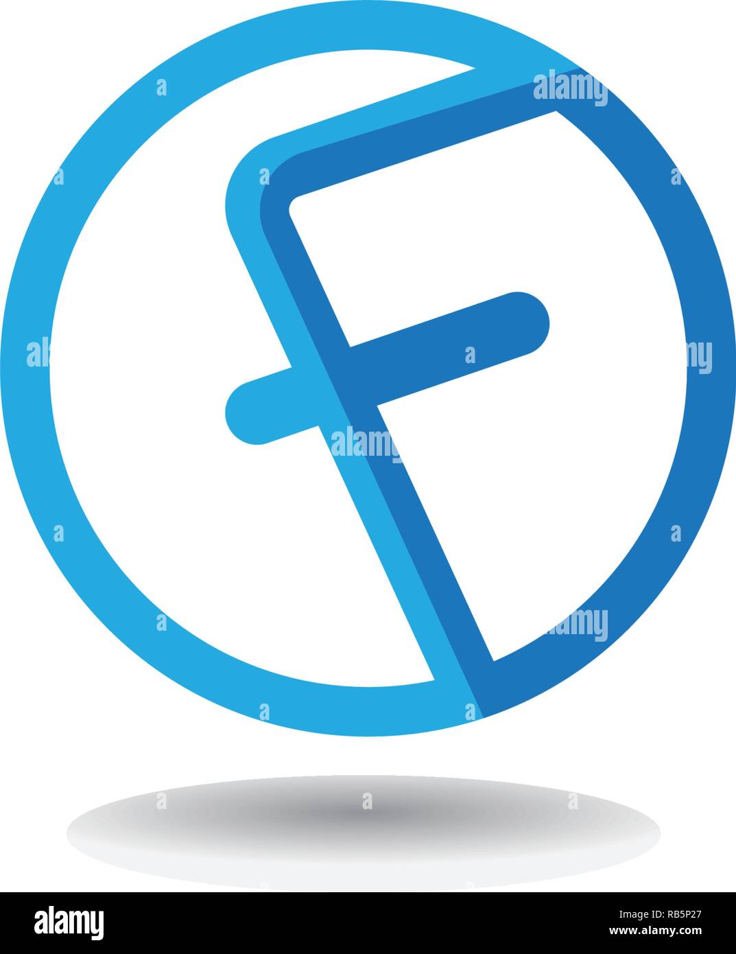 F logo business symbol vector template letter Stock Vector Image & Art ...