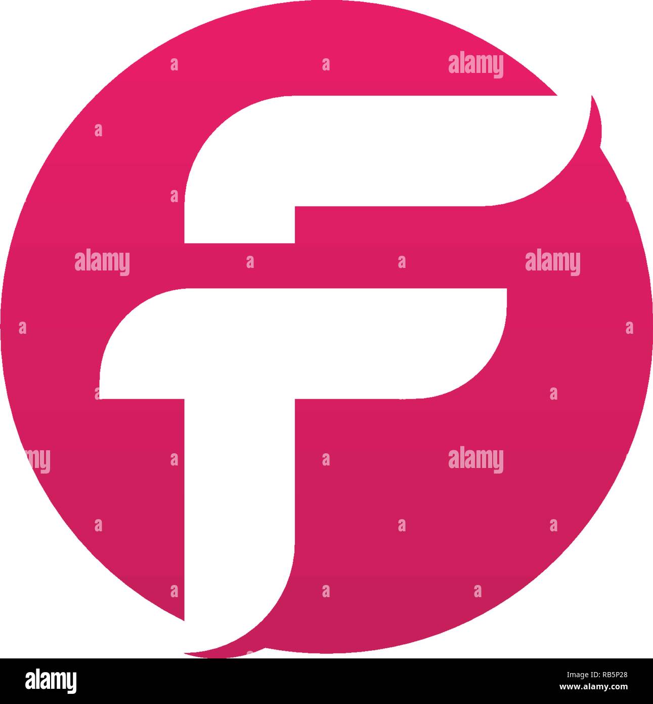 F logo business symbol vector template letter Stock Vector Image & Art ...