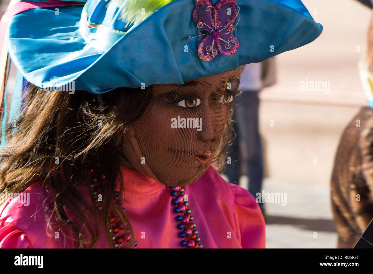 Granada, Nicaragua – February 15, 2017: People wearing traditional ...