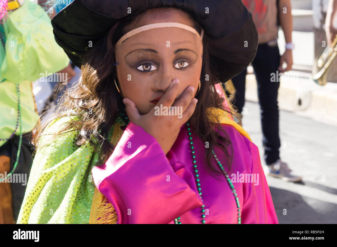 Granada, Nicaragua – February 15, 2017: People wearing traditional ...