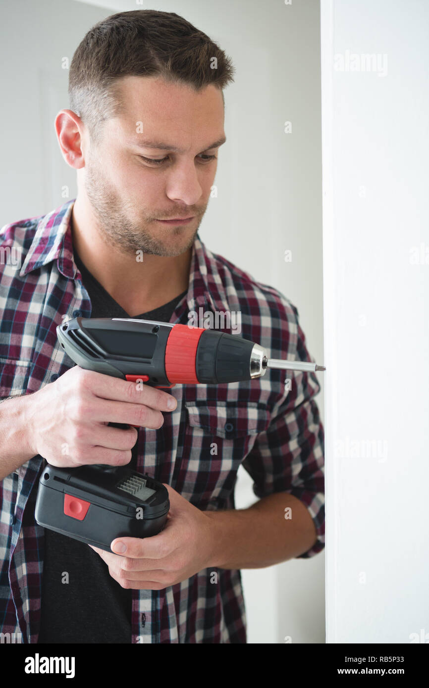Hand drill machine hi-res stock photography and images - Alamy